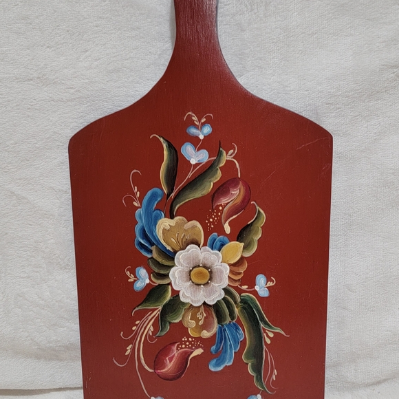 Accents | Vintage Norwegian Hand Painted Rosemaling Wall Decor | Poshmark